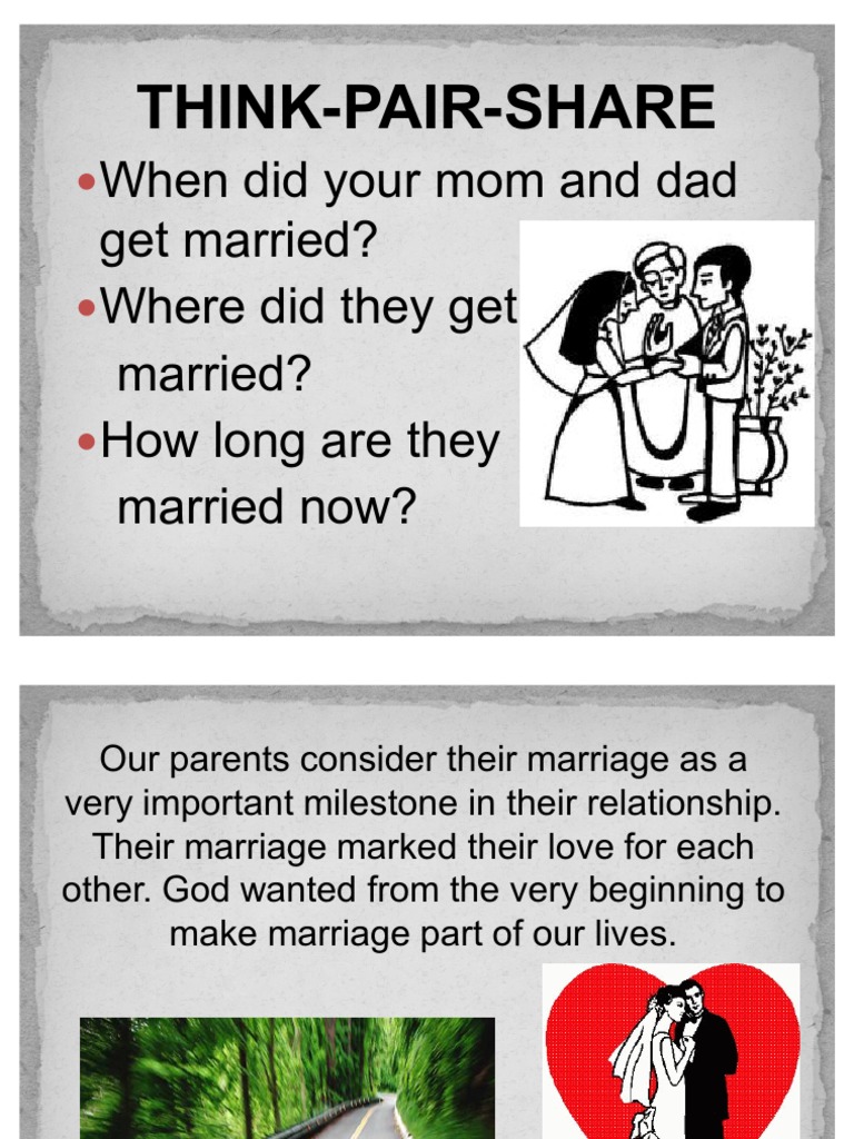 GR 5: Lesson 5: God and Marriage in The Beginning | PDF | Marriage ...