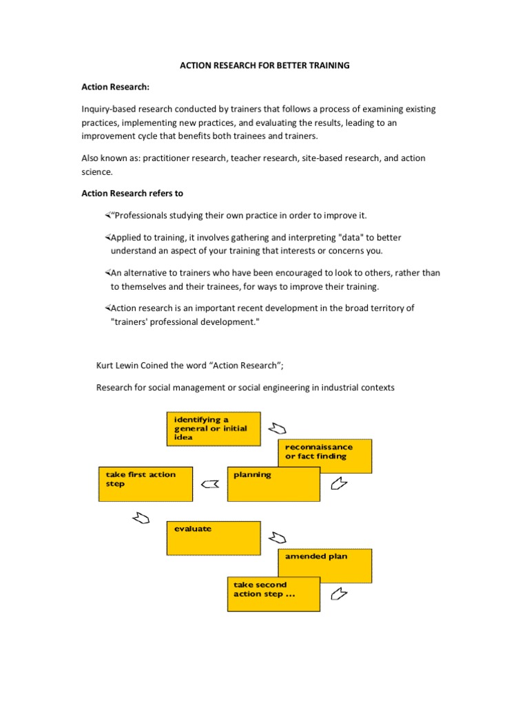 Action Research | PDF | Action Research | Educational Assessment