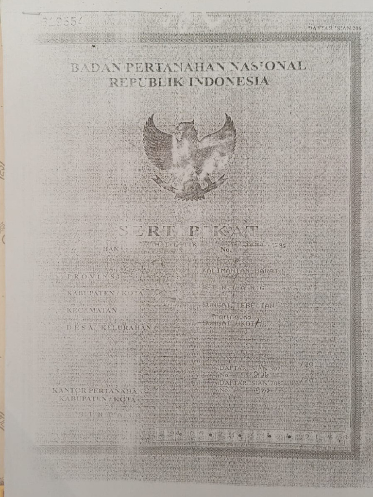 Sertifikat Mas Karji | PDF