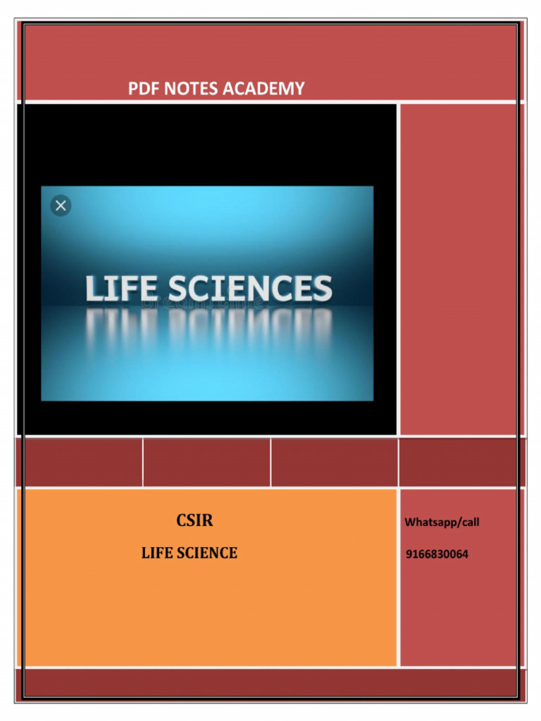 Sample Unit 1 Life Science | PDF