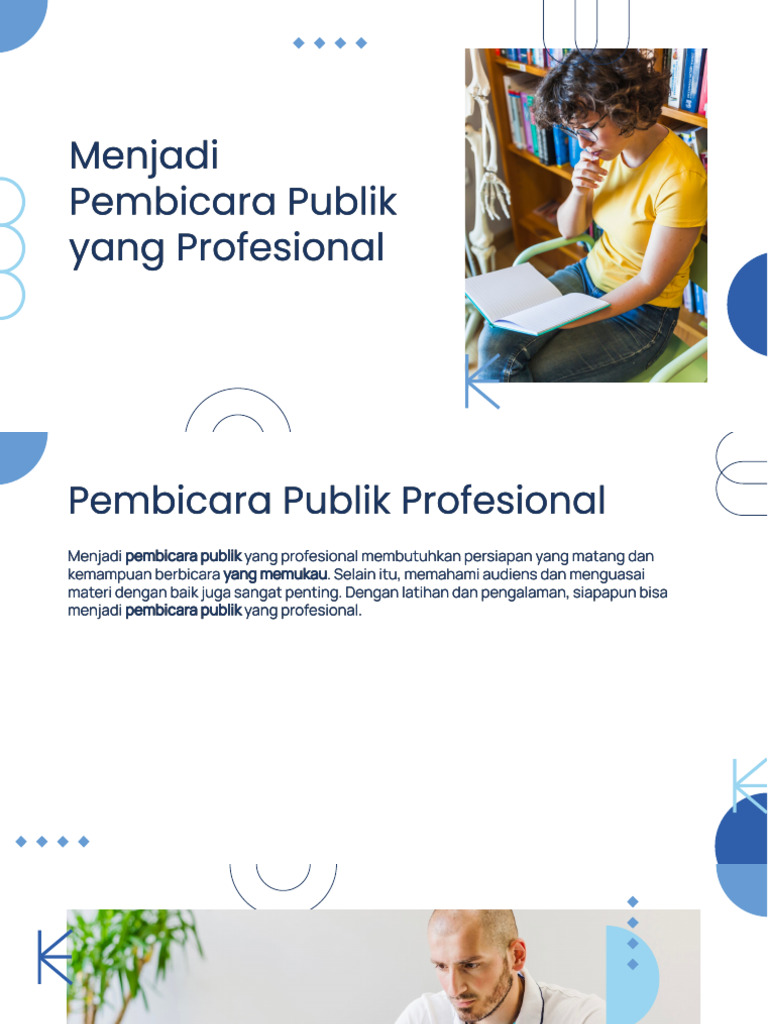 Menjadi Pembicara Publik Yang Profesional (Dari Dosen) | PDF