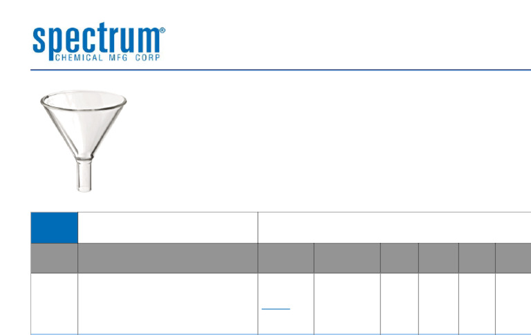 Corning PYREX Plain Glass Powder Filling Funnels | PDF | Handicrafts ...