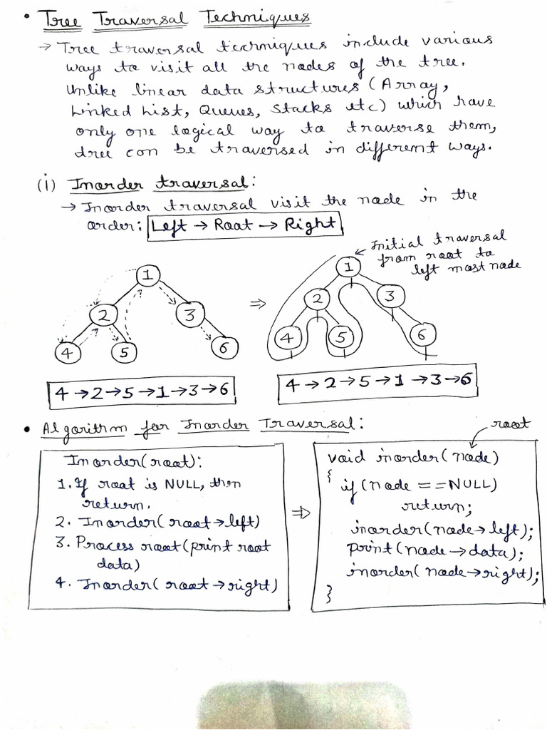 Tree Traversal | PDF