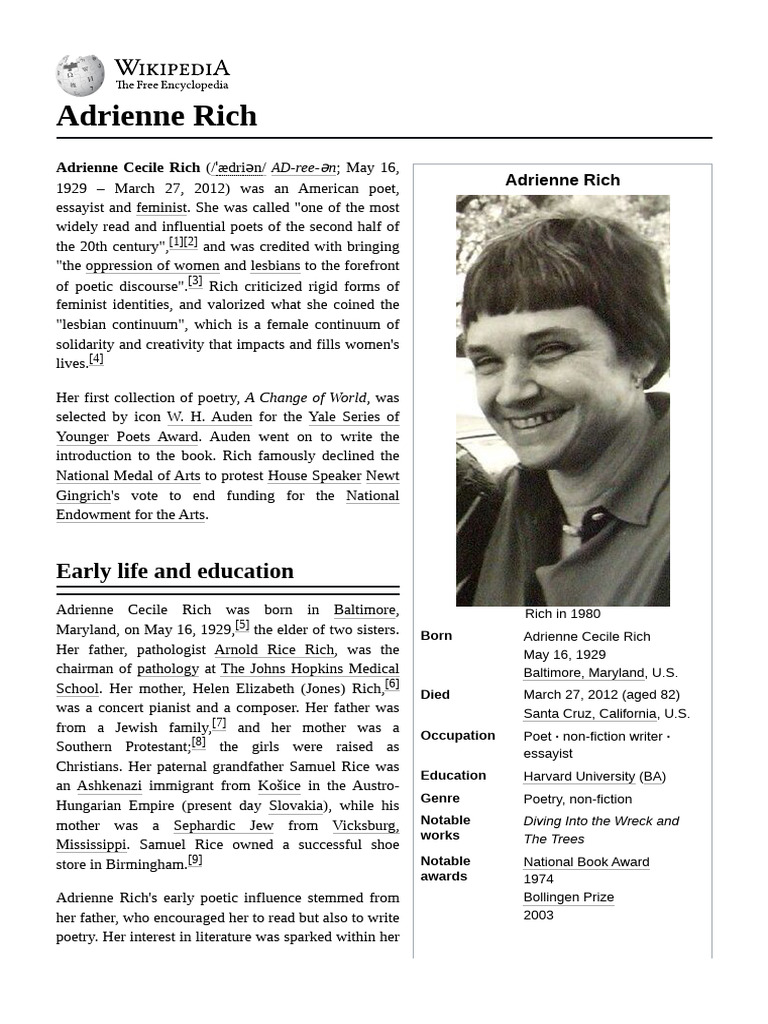 Adrienne_Rich | PDF