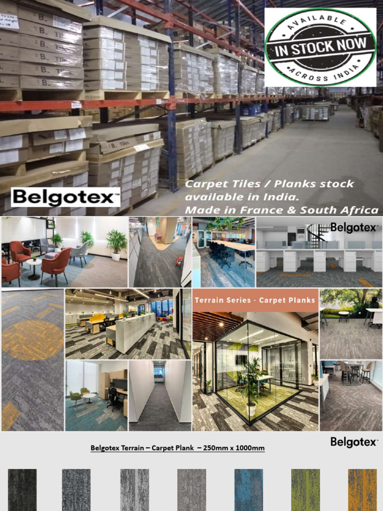 Belgotex Carpet Tiles Stock Overview | PDF