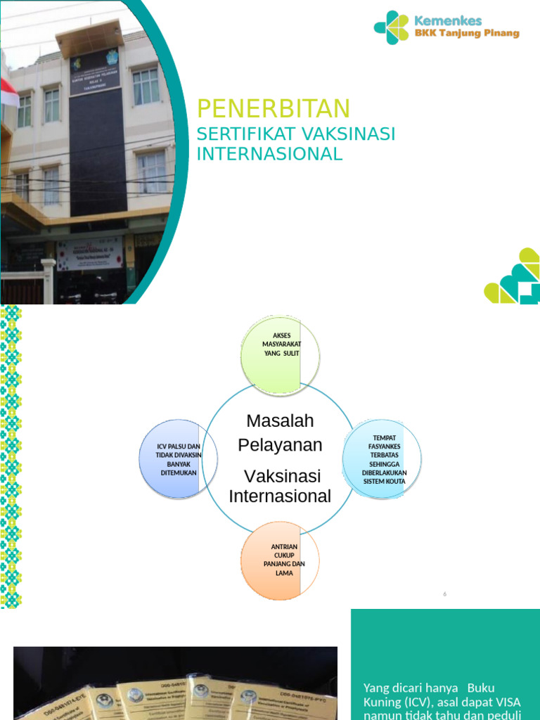 PPT Penerbitan Sertifikat Vaksinasi Internasional | PDF