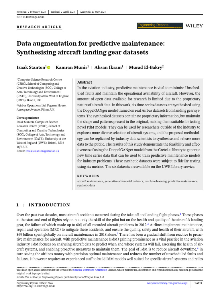 Aircraft PdM Data Augmentation | PDF | Principal Component Analysis