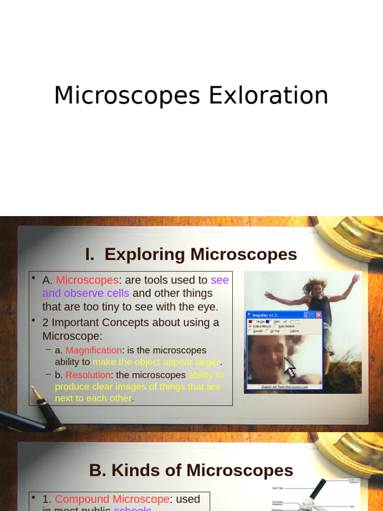 Microscopes Powerpoint | PDF