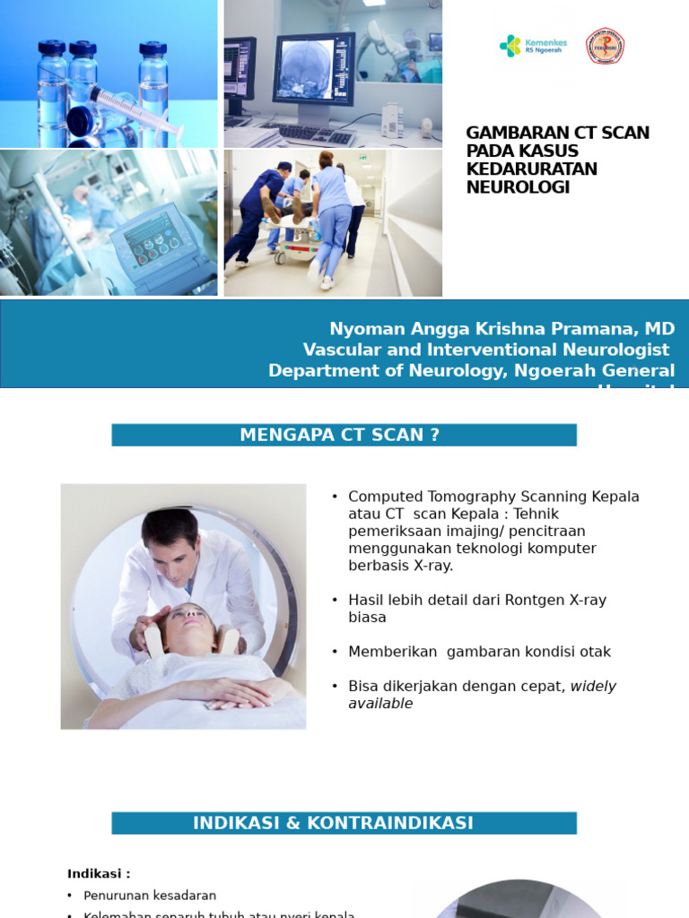 Gambaran Ct Scan Pada Kasus Kedaruratan Neurologi (1) | PDF
