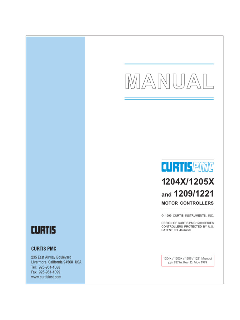 1204x-1205X & 1209-1221 MOTOR CONTROLLERS | PDF | Switch | Electrical ...