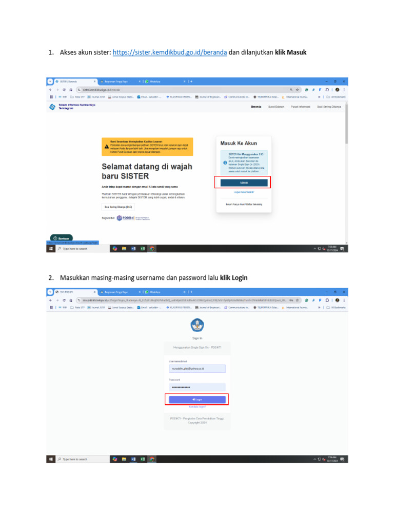 Cara Download Kinerja BKD | PDF