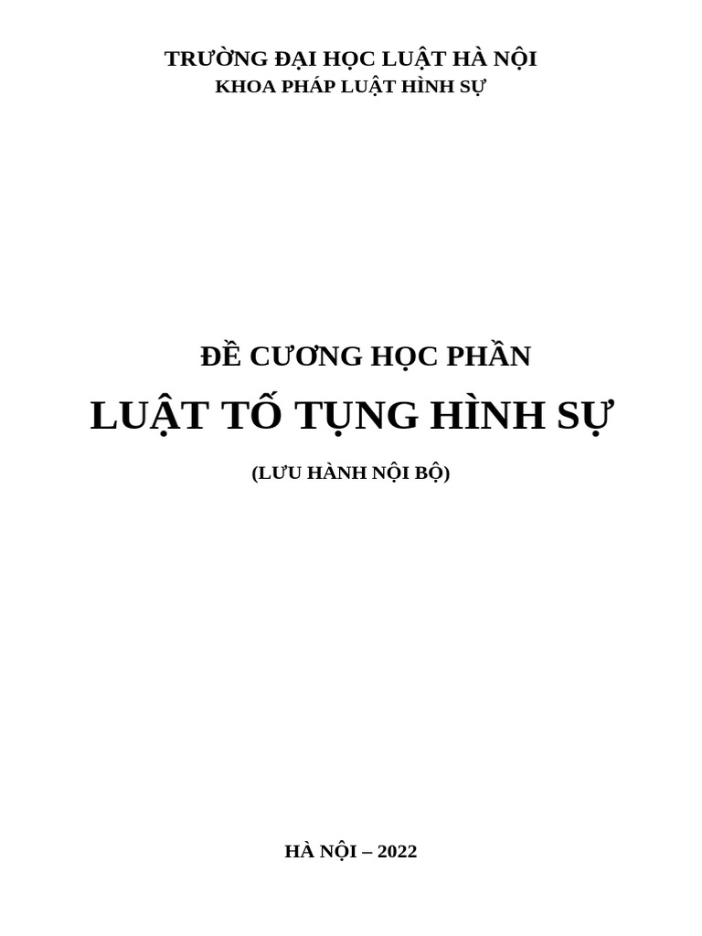 Luat TTHS_3TC | PDF