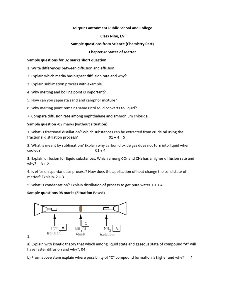 Sample Question Chemistry | PDF | Chemical Bond | Valence (Chemistry)