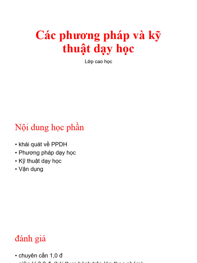 BG PPGD1 Gui GV Cao Hoc | PDF