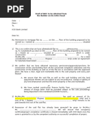 SBI NOC Certificate Format for Builders | PDF