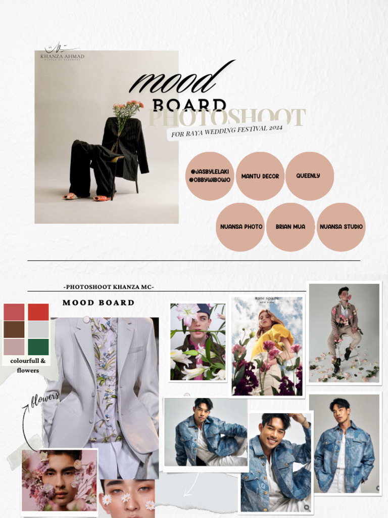 Mood Board Khanza Photoshoot | PDF