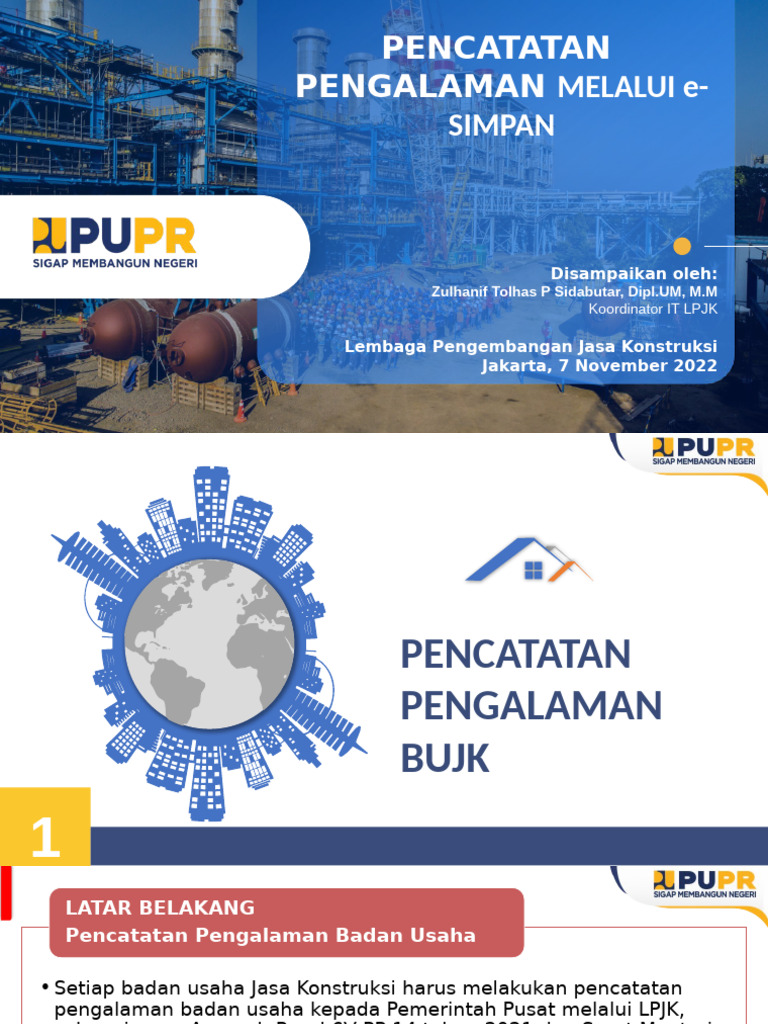 BIMTEK PUPR SIMPAN 07.11.22 Terkait Palaksanaan Dan / Atau Pengawasan ...