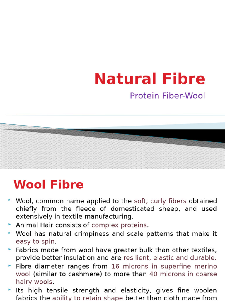 Wool Fibre | PDF | Wool | Textiles