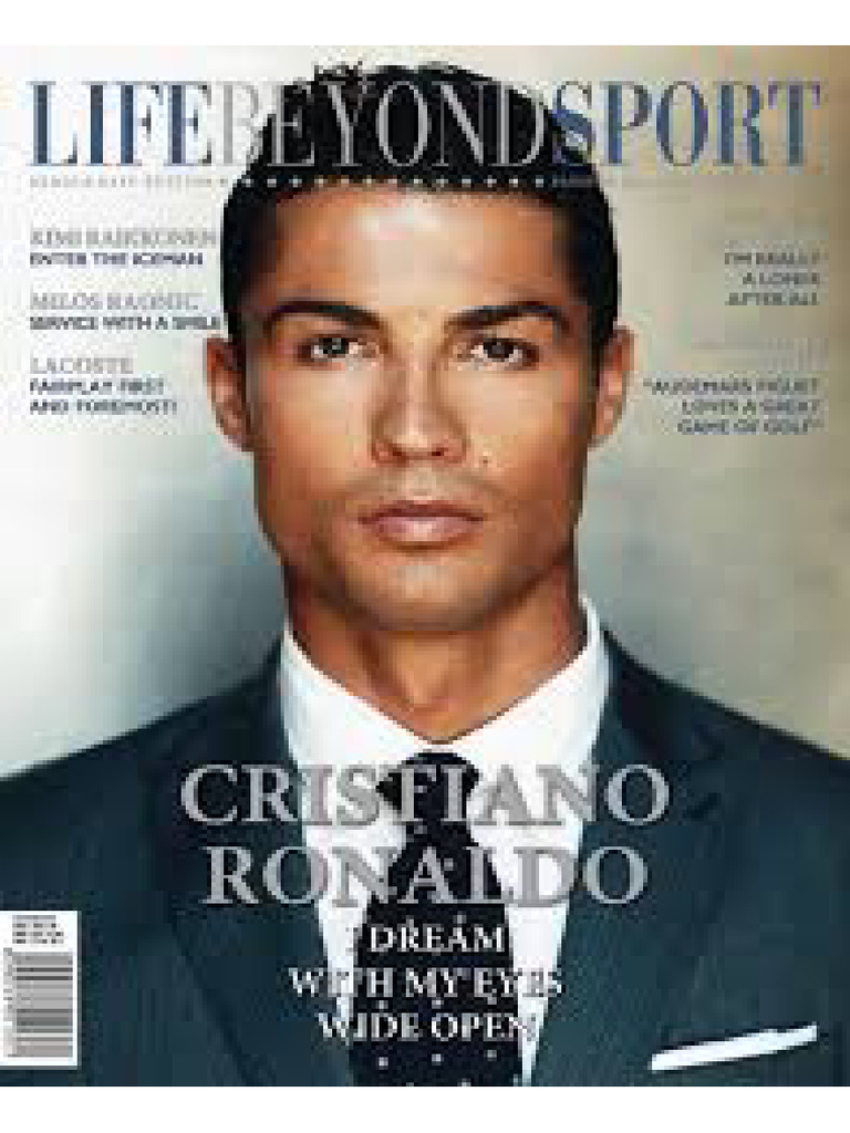 Cristiano Ronaldo - Life Beyond Sport | PDF