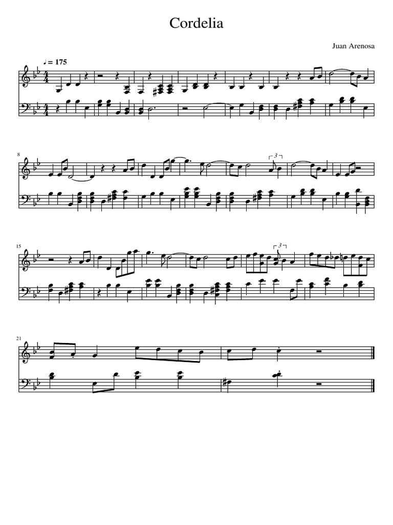 Cordelia-Juan Arenosa | PDF