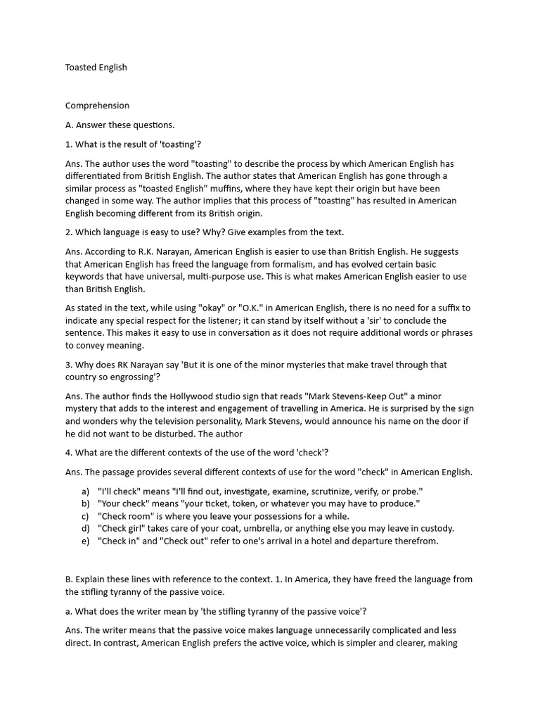 Toasted English | PDF | English Language | Human Communication