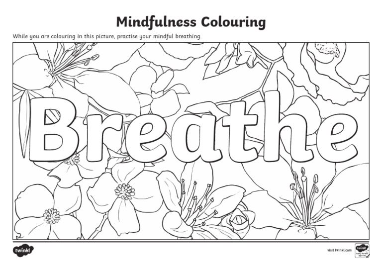 Mindfulness Colouring Activity Guide | PDF