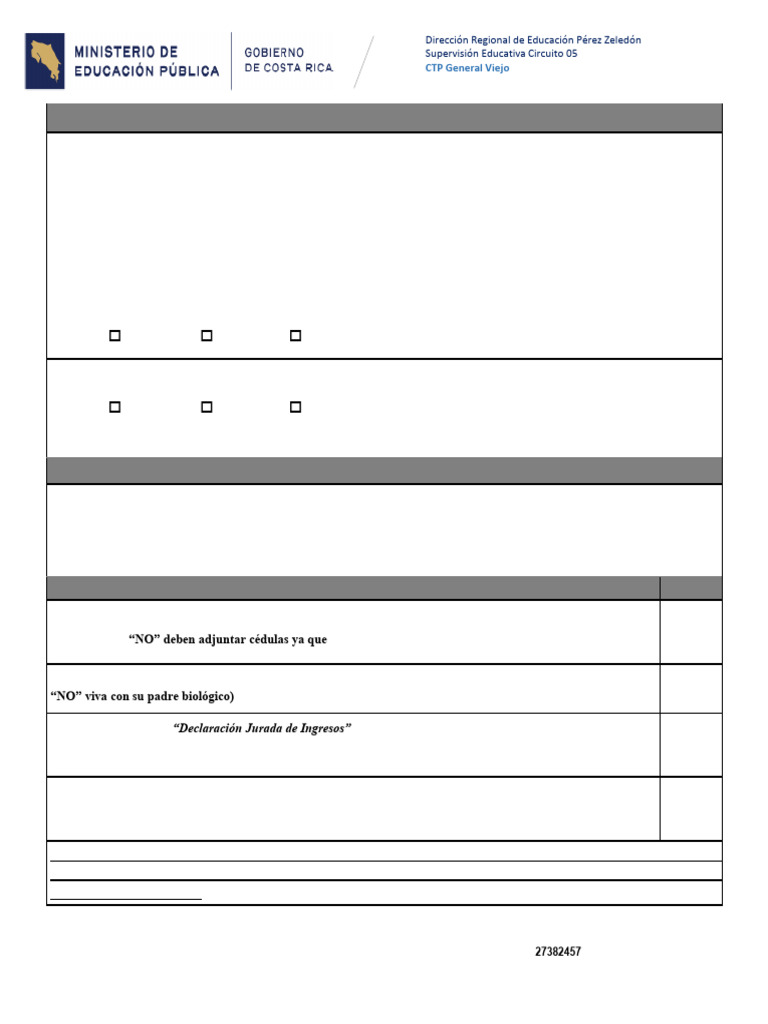 Solicitud Subsidio Comedor Estudiantil 2025 | PDF