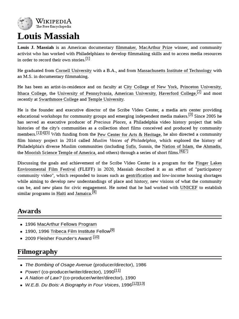 Louis_Massiah | PDF