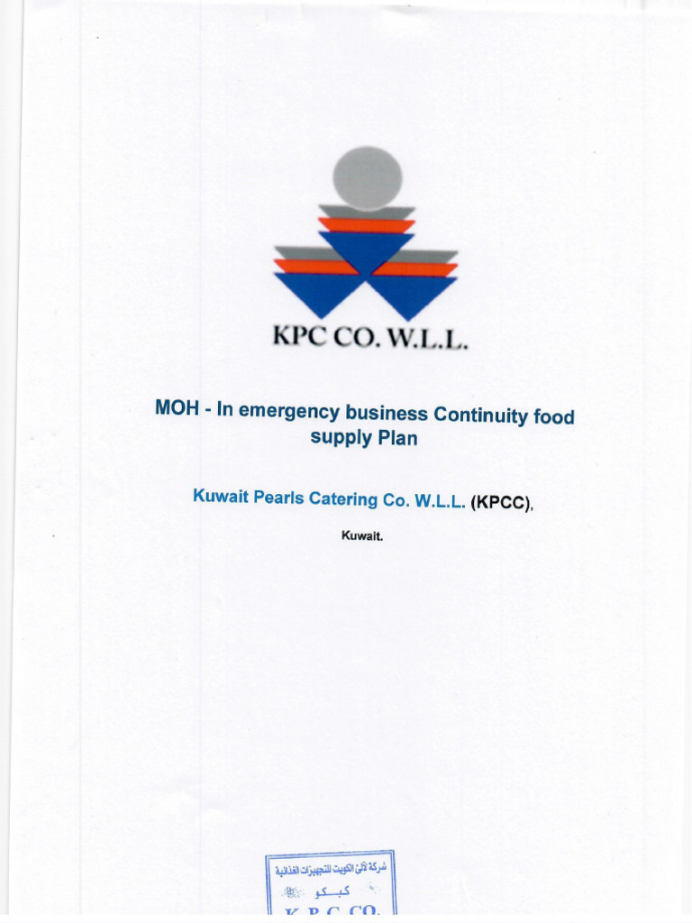MOH Emergency Plan PDF | PDF