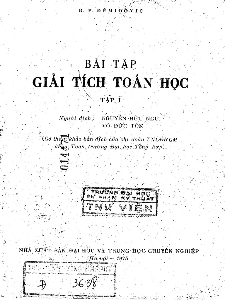 BT Giai Tich | PDF