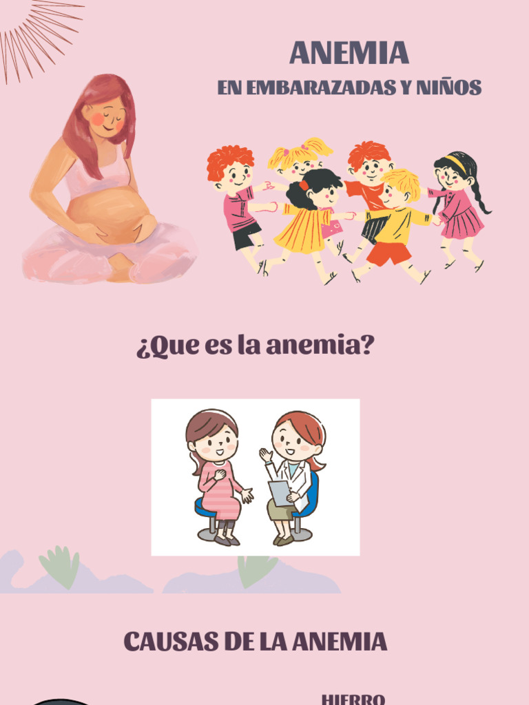 ANEMIA EN EMBARAZADAS Y NIÑOS | PDF