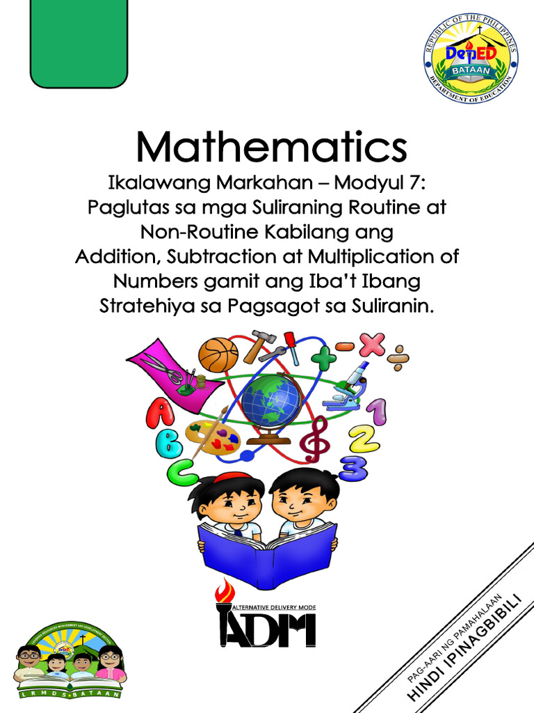Math2 - q2 - Mod7 - Paglutas Sa Mga Suliraning Routine at Non Routine | PDF