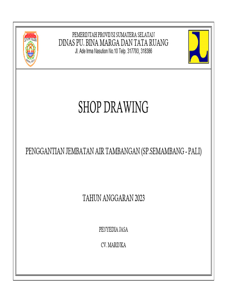 COVER SHOP DRAWING-Model | PDF