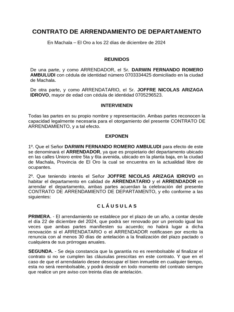 Contrato Aurora Final | PDF | Ley común