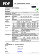 Polyester Capacitor Datasheet | PDF | Capacitor | Quantity
