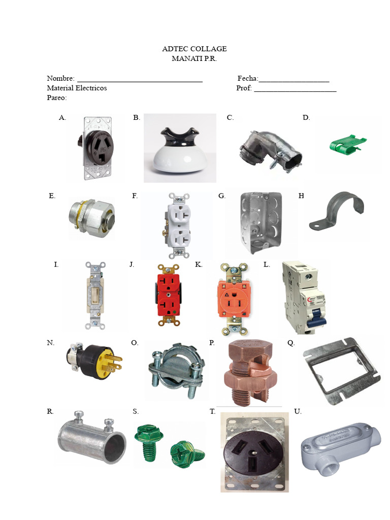 Materiales electricos | PDF