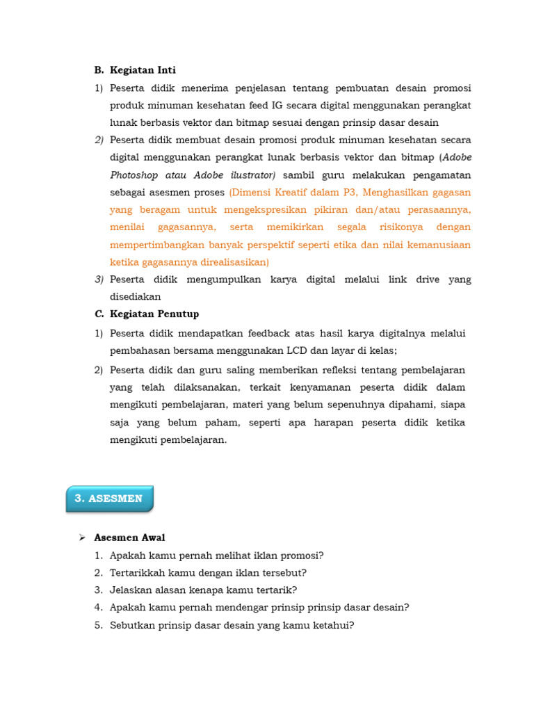 Pemberian Tugas Sketsa 2 | PDF