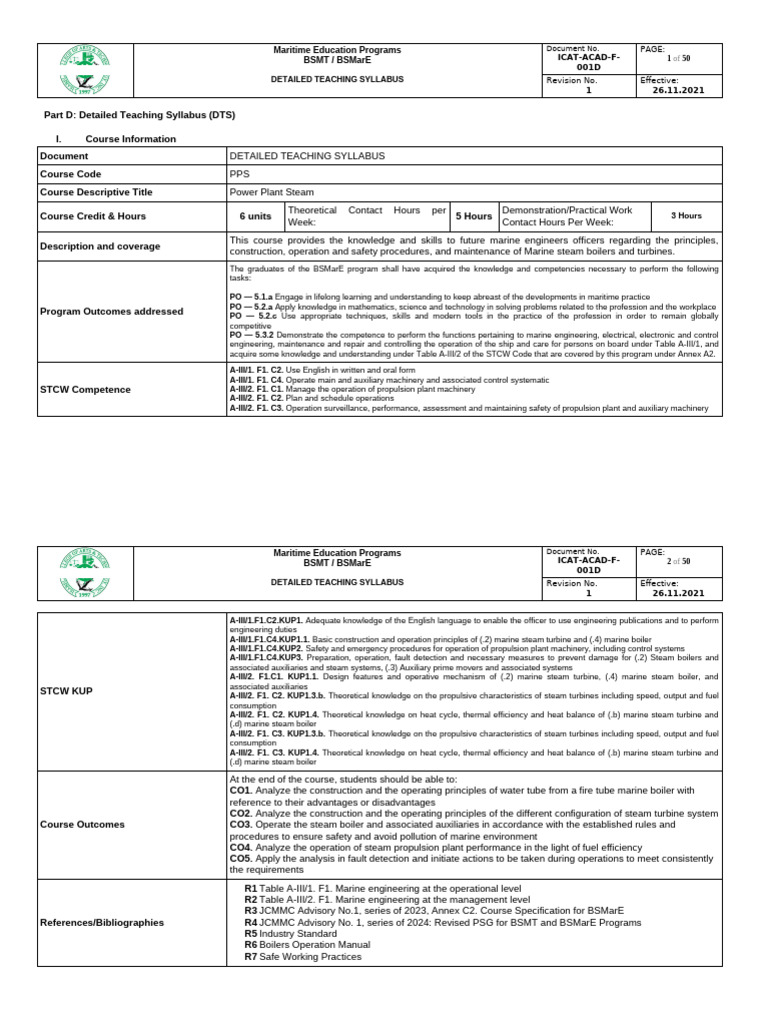 PPS Part D | PDF | Boiler | Steam