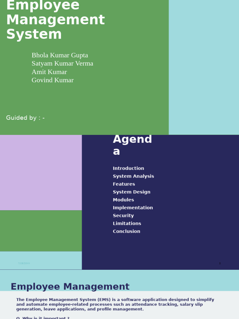 Employee Management System | PDF | Databases | Computer Science