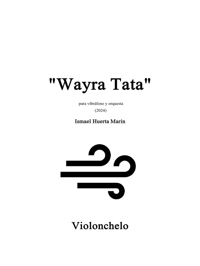 17-Wayra Tata | PDF | Instrumentos musicales | Notación musical