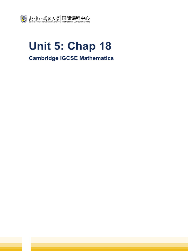 Unit 5 Chap 18 | PDF | Tangent | Derivative
