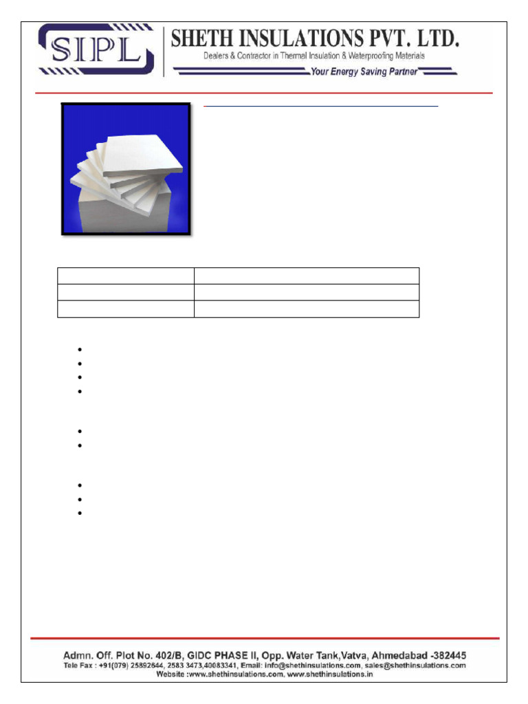 1.2 Thermocole Sheets Compressed | PDF