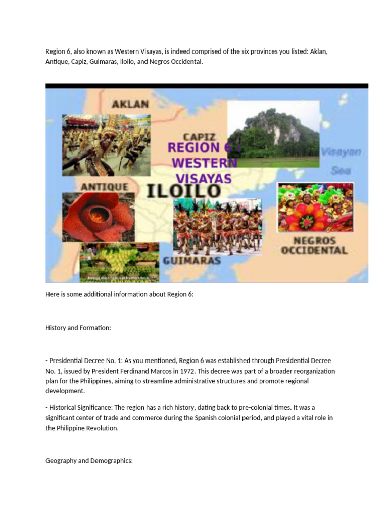Region 6 Also WPS Office | PDF
