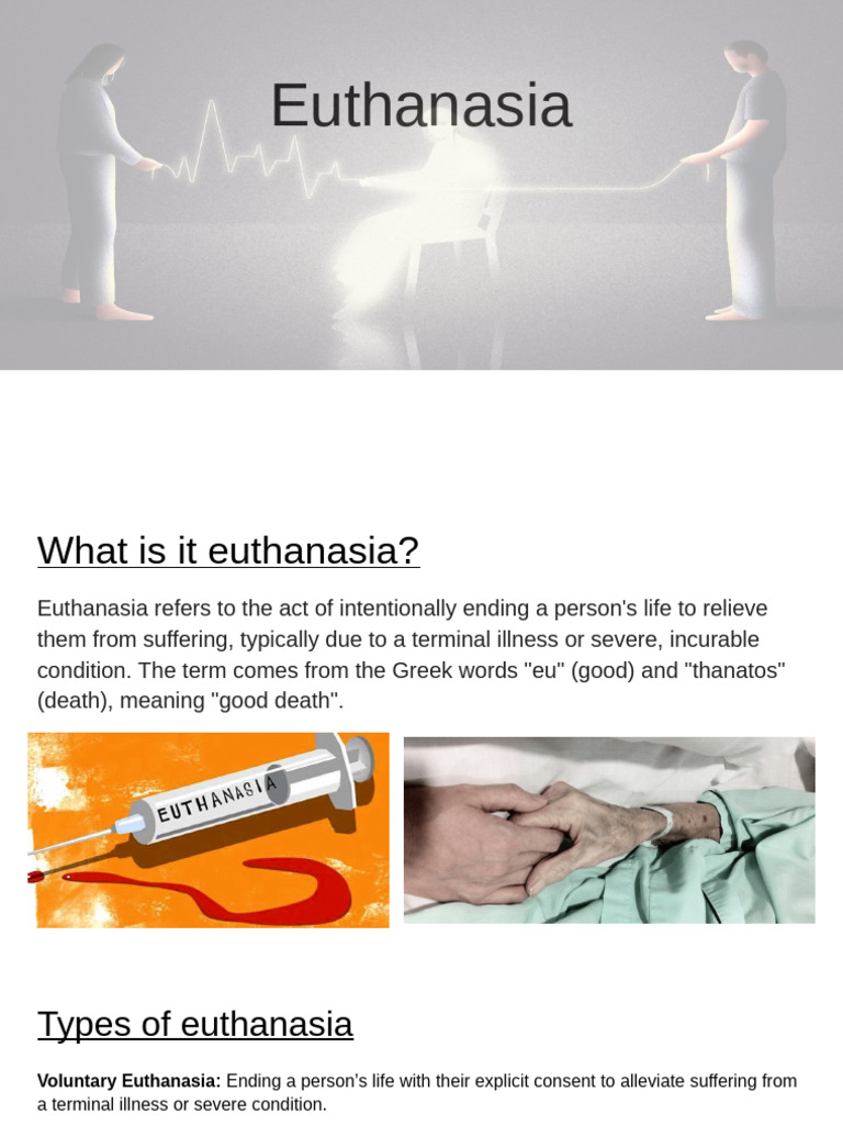 Euthanasia | PDF