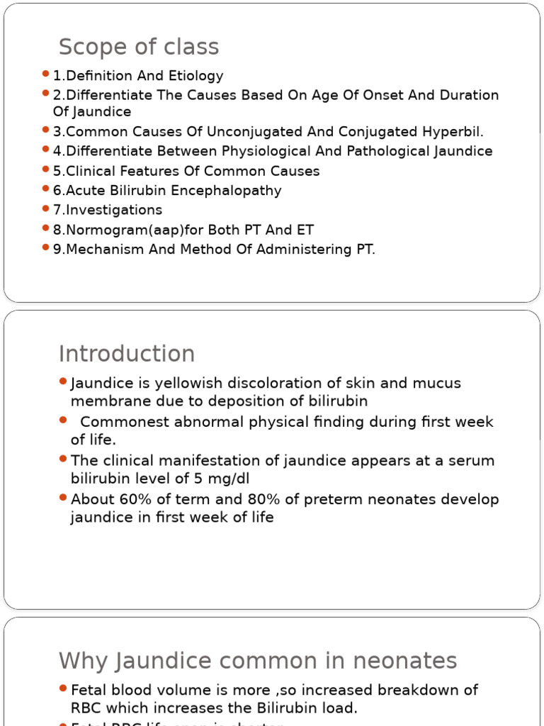 Understanding Neonatal Jaundice Causes and Treatment | PDF | Diseases ...