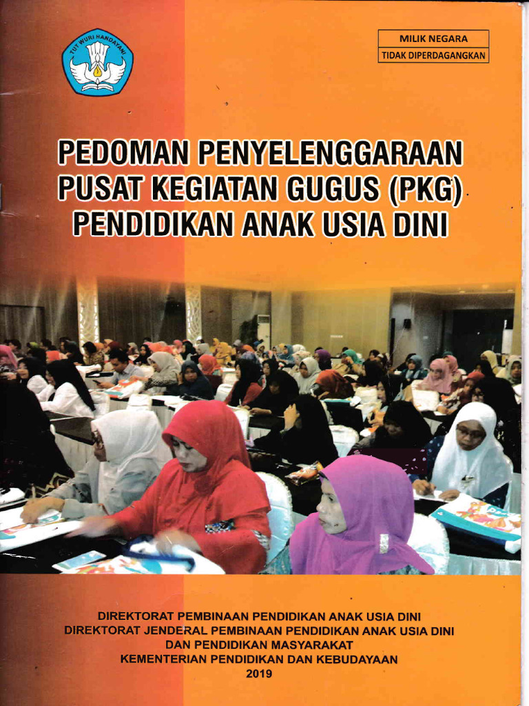 Pedoman PKG PAUD Terbaru | PDF