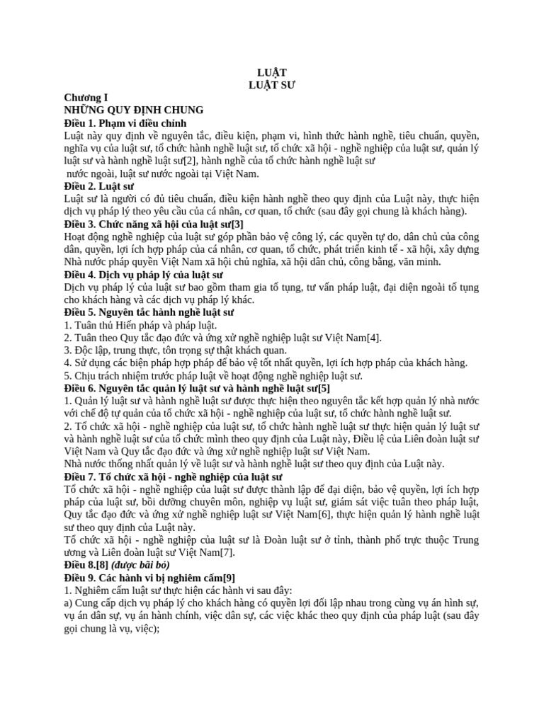 Luat luat su - VBHN - full | PDF