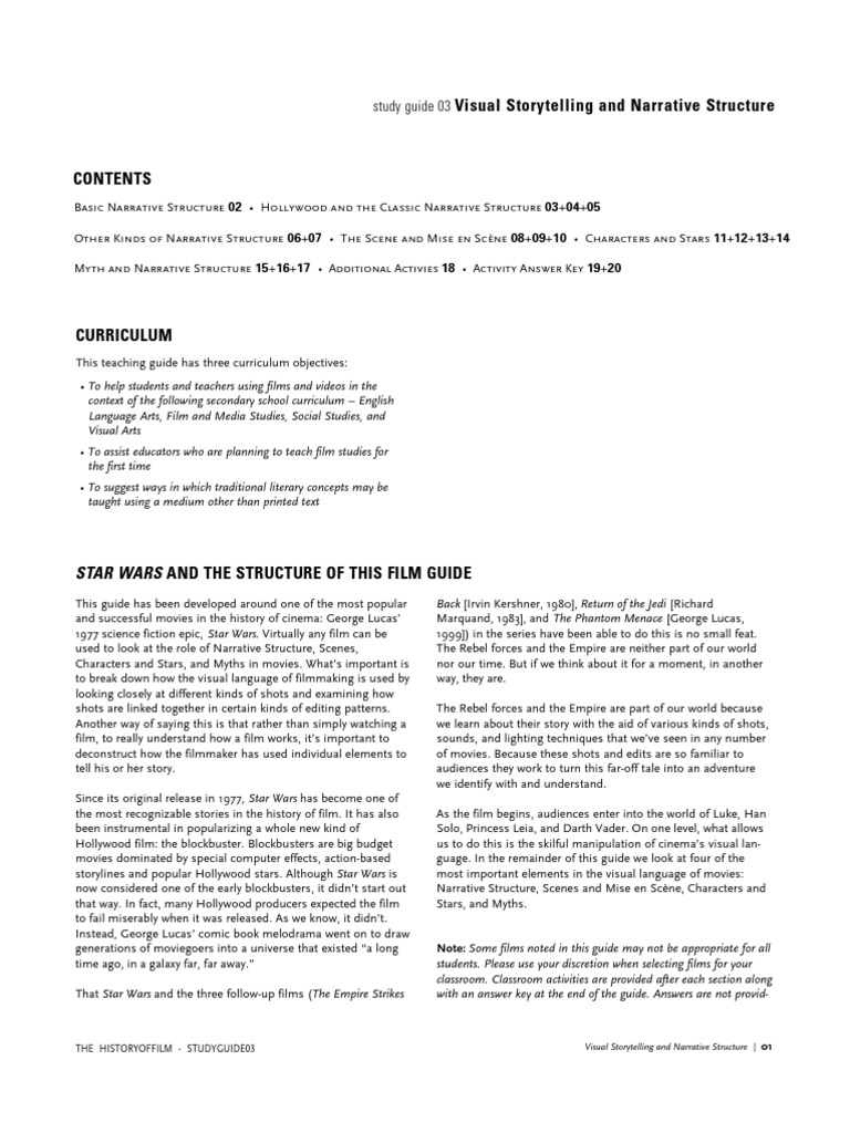 Analyzing Film Narrative Structures | PDF | Plot (Narrative) | Narrative