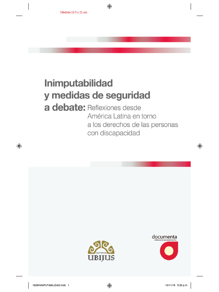 Inimputabilidad y Medidas de Seguridad A Debate | PDF | Justicia ...