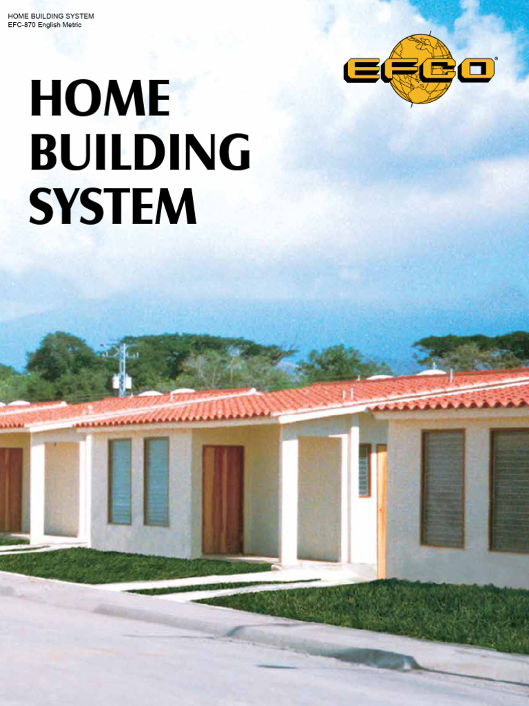 EFC 870M Home Building Catalog | PDF | Concrete | Wall